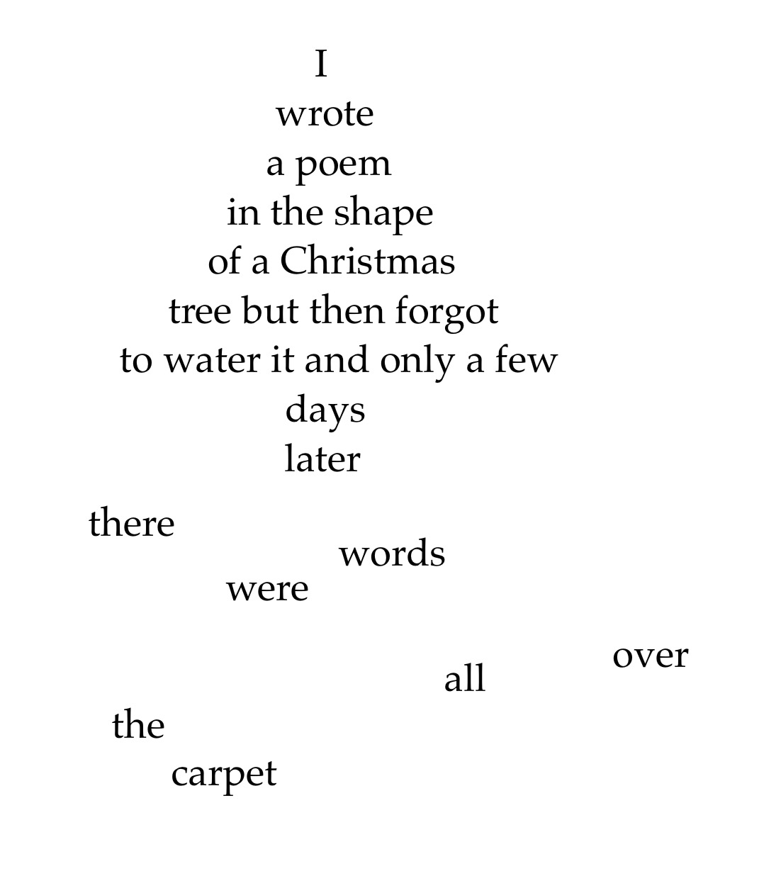 Needles by Brian Bilston | Carl tells tales